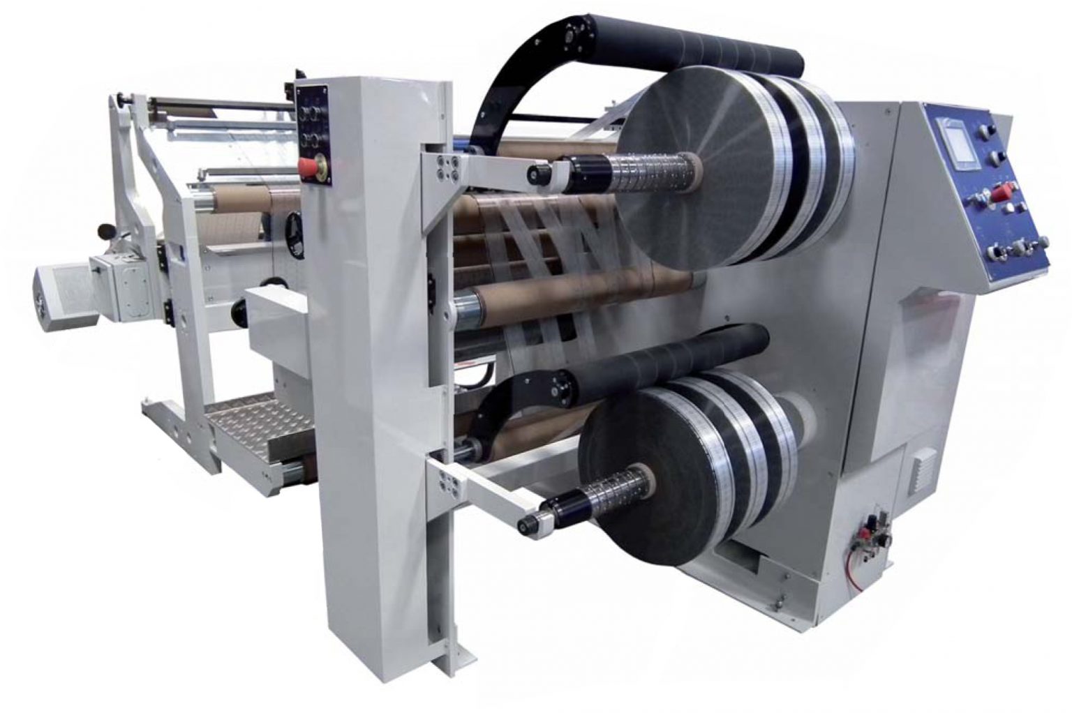 Ashe Solitaire Narrow width slitter Rewinder – Litho Sales & Label