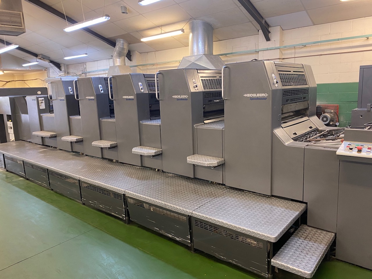 Heidelberg Speedmaster 74 with coater - Litho Sales & Label